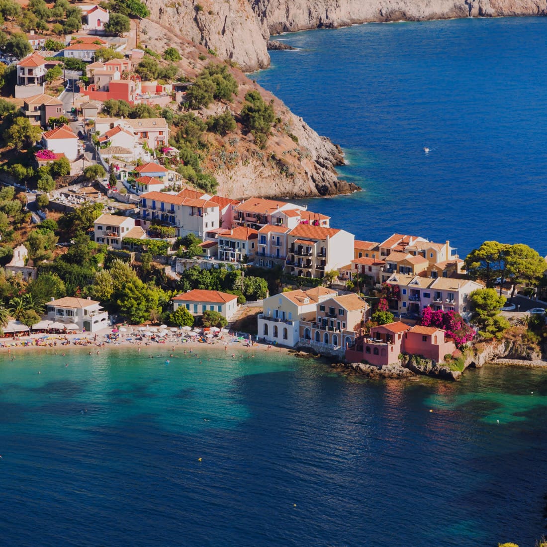 Seafront Holiday Apartments in Fisacrdo, Kefalonia | Porto Fiscardo